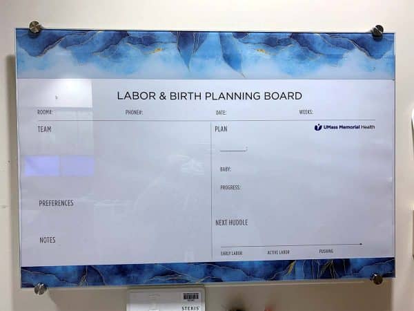 Hospital Maternity Room Patient Boards