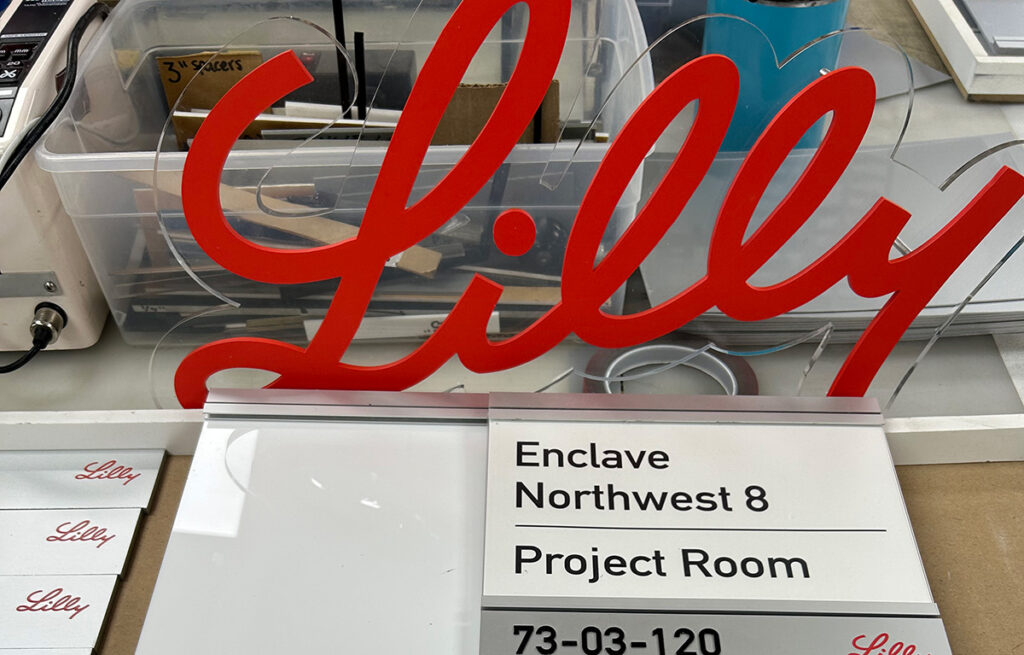 New ideas for corporate ADA signs, Cadwell teamwork delivers for Lilly ...